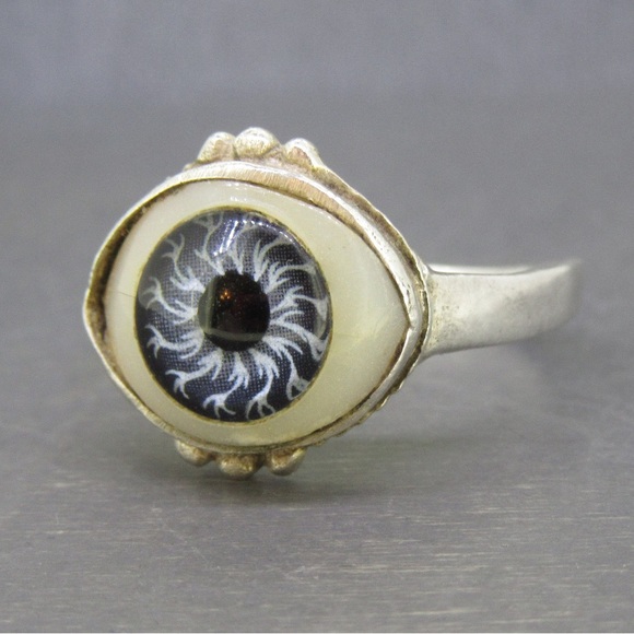 Vintage | Jewelry | Vintage Sterling Silver Eyeball Ring | Poshmark